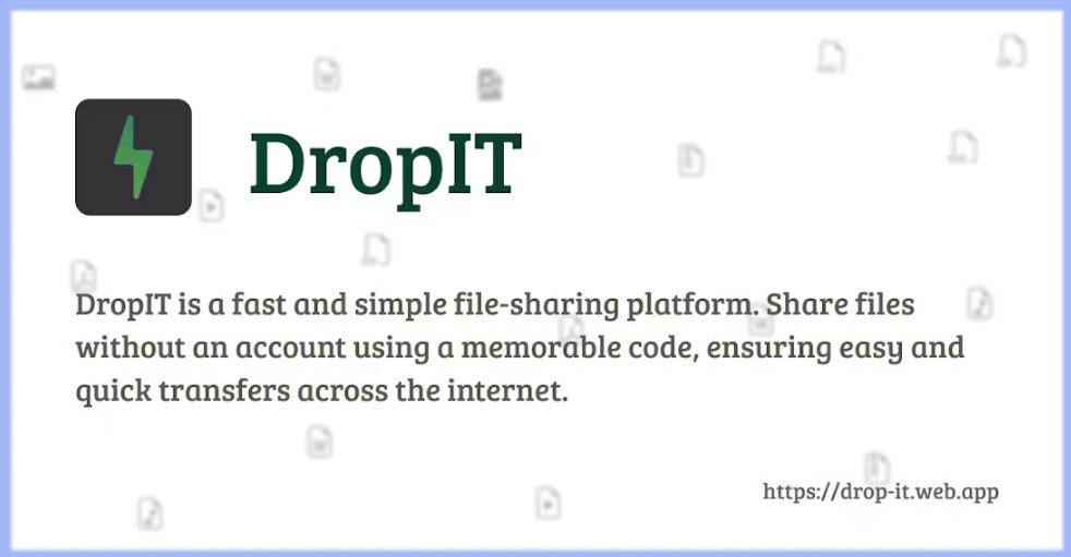 DropIT - Instant file sharing platform | Steemhunt